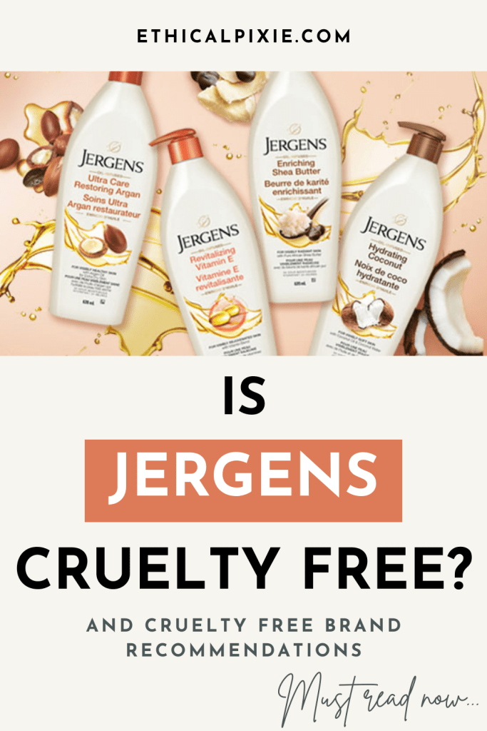 Is Jergens Cruelty free in 2024? Find out Now | Ethical Pixie